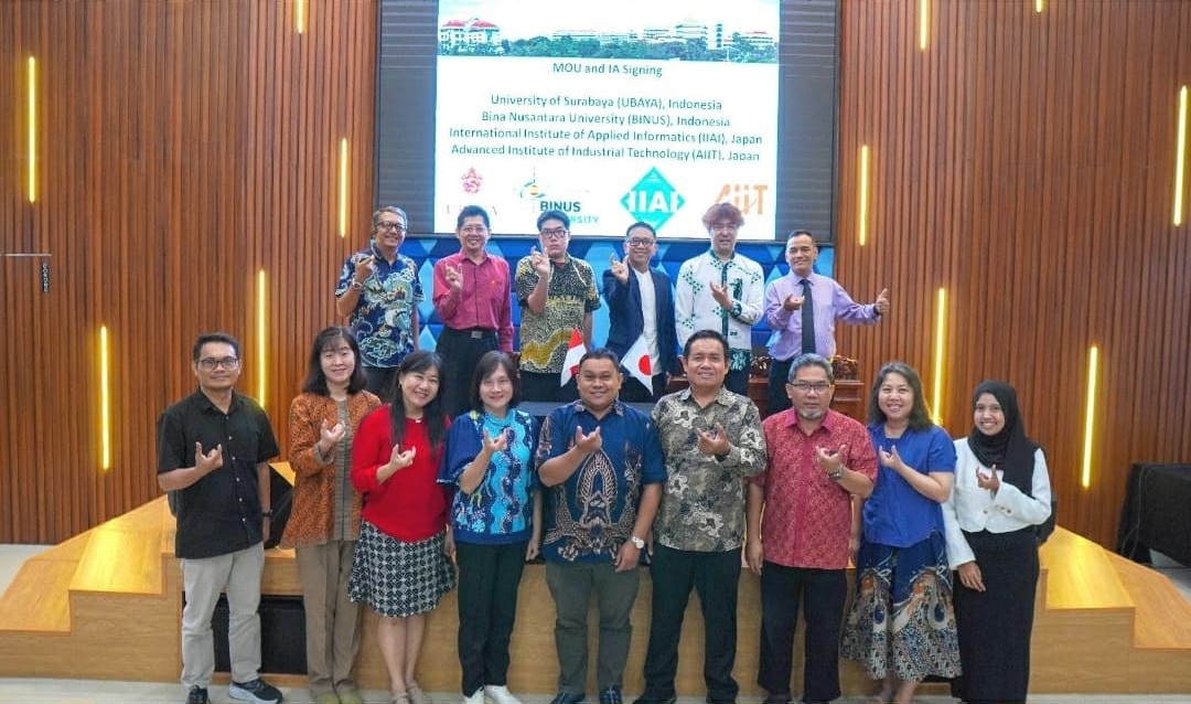 MOU and IA Signing Ceremony with Ubaya-IIAI, AIIT, BINUS University – Fakultas Teknik ...