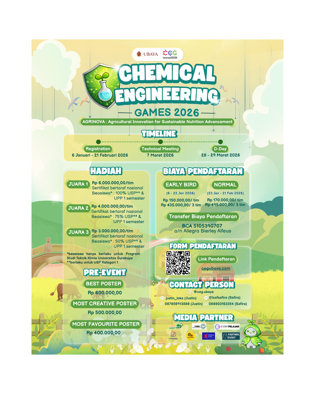🌱 CEG 2026 IS BACK 🌱 – Fakultas Teknik Universitas Surabaya (UBAYA)