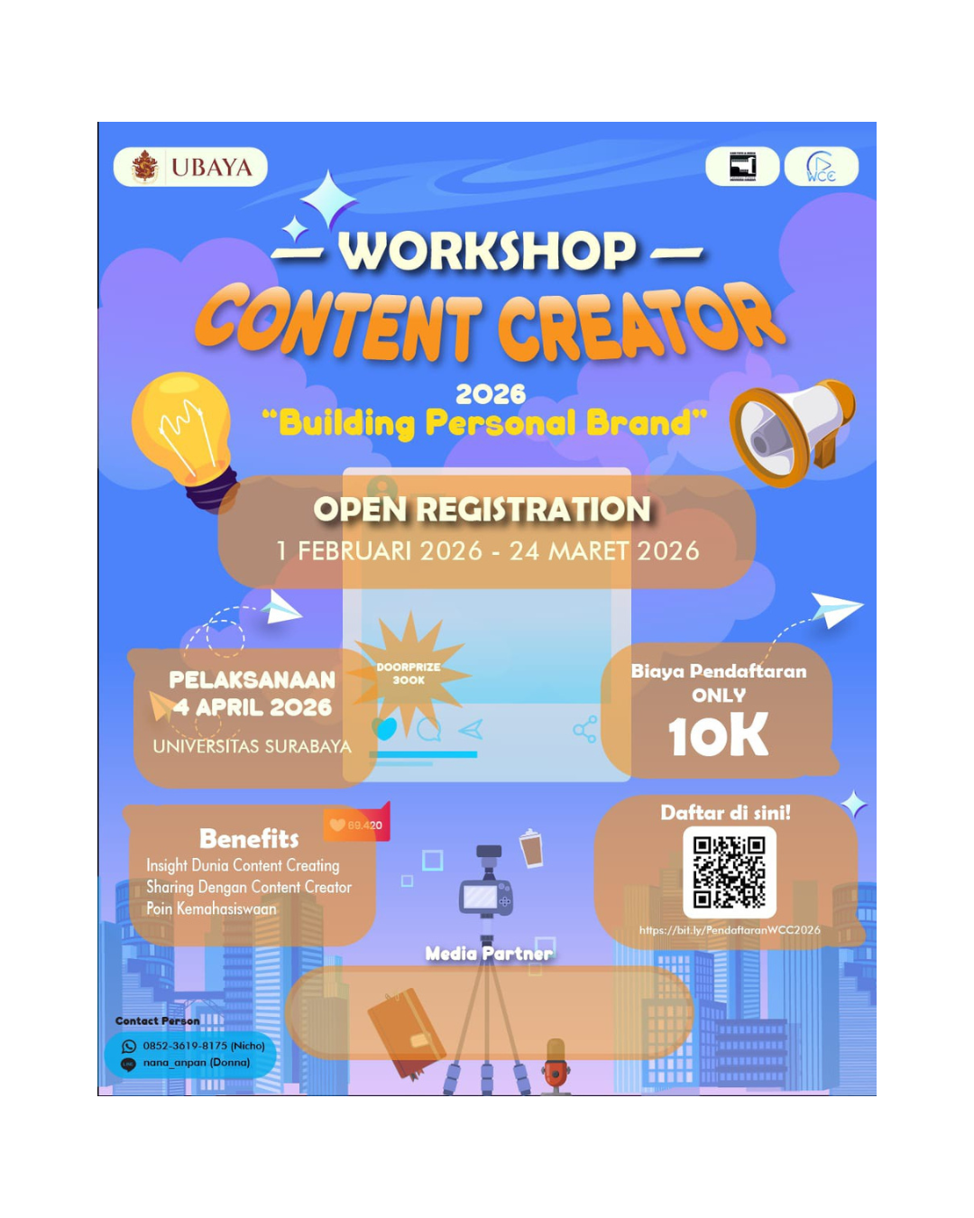 Workshop Content Creator: Membangun Personal Brand di Era Digital ...